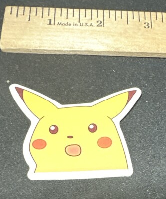 Pickachu Meme Vinyl Sticker | eBay
