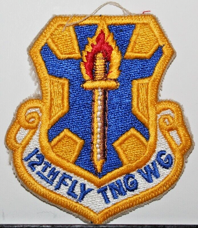 USAF 12th Flying Training Wing Full Colored Crest Insignia Badge Emblem ...