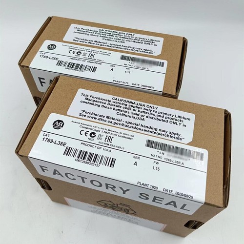New Sealed Allen-Bradley 1769-L35E SER A CompactLogix 1.5 MB ENet ...