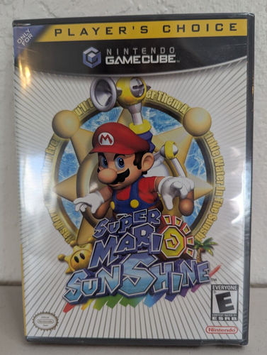 Super Mario Sunshine Player's Choice Nintendo (2002, GameCube) NEW ...