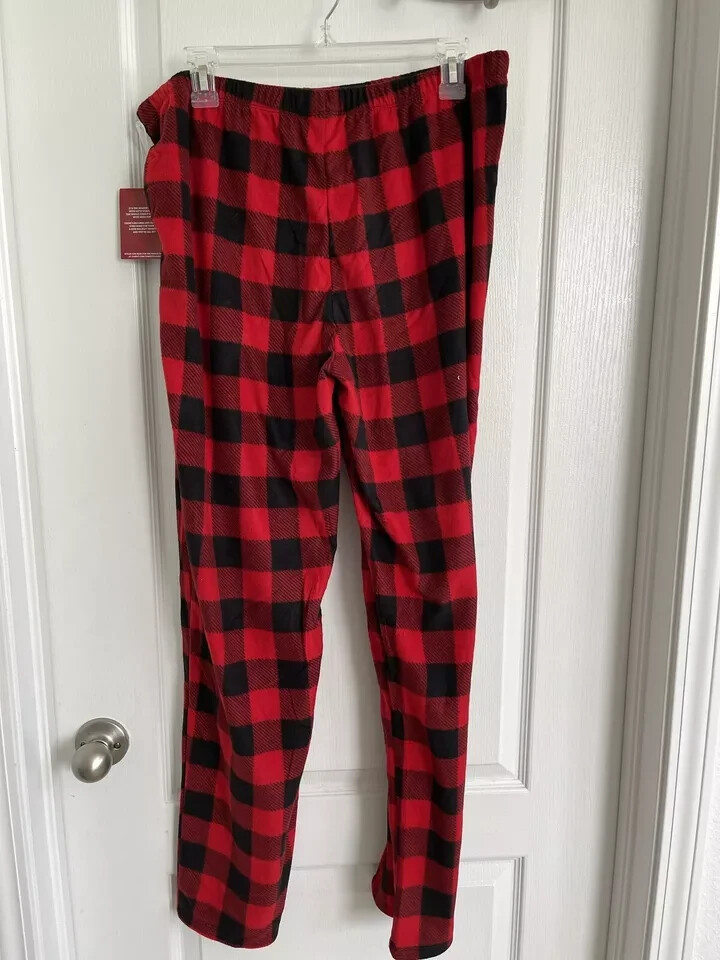 NWT Wondershop Women’s Red & Black Buffalo Checkered Fleece Pajama ...