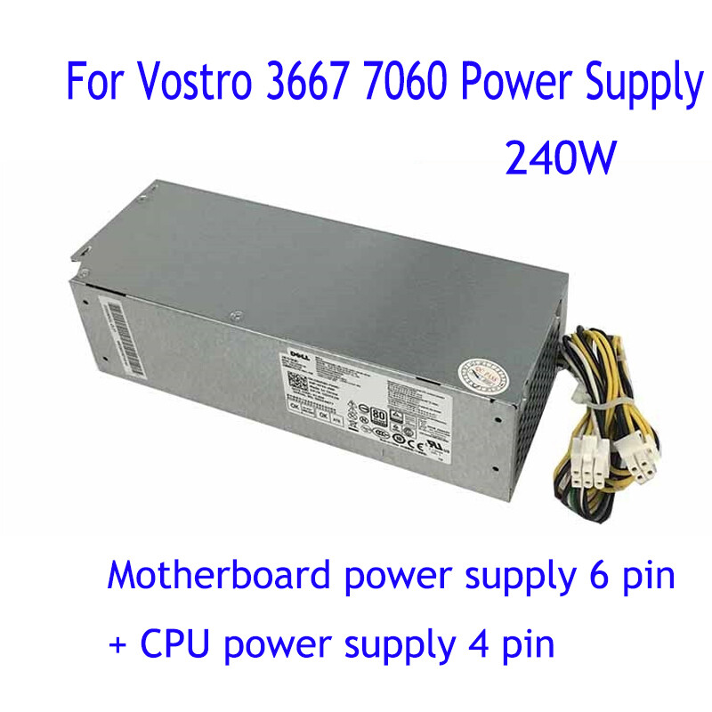 For Dell Vostro 3667 3668 3268 Desktop Power Supply AC240ES-02 240W ...