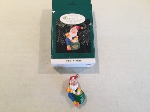 Hallmark Rudolph’s Helper 1996 Reindeer Treats Ornament Miniature ...
