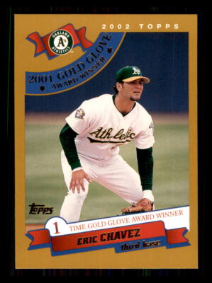 2002 Baseball Topps Eric Chavez Oakland Athletics #700 GG | eBay