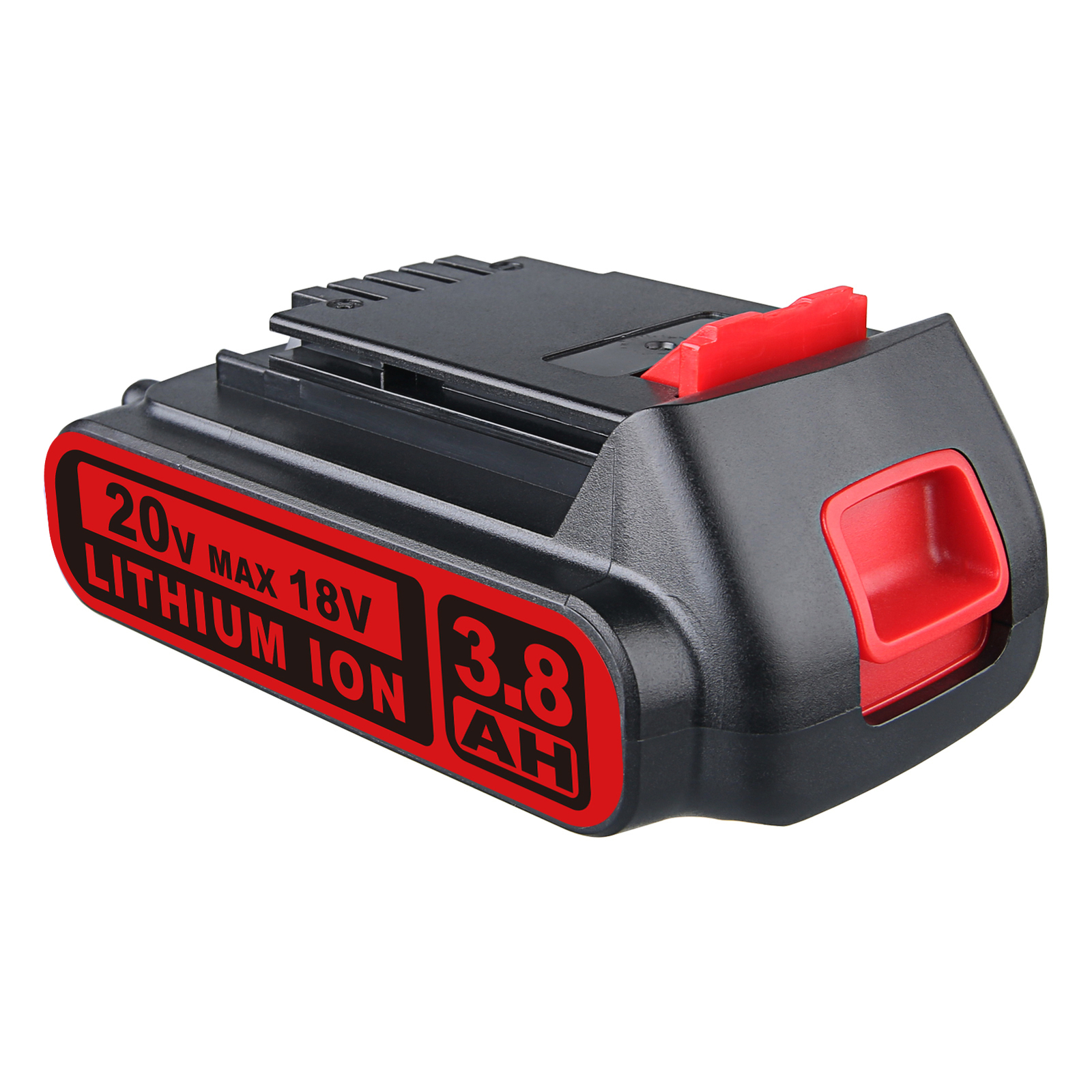 2Pack 20V Lithium-ion 3.8Ah Battery for BLACK+DECKER 20 Volt LBXR20 ...