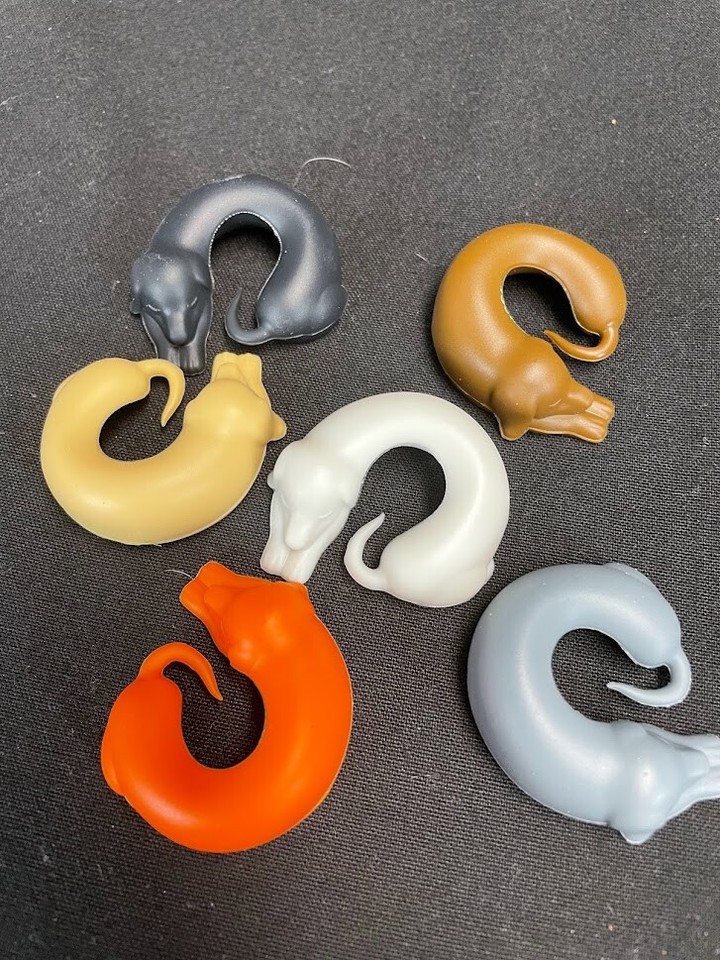 Fred Silicone Weiner Dog Shape Wine Glass Drink Markers Charms Party ...