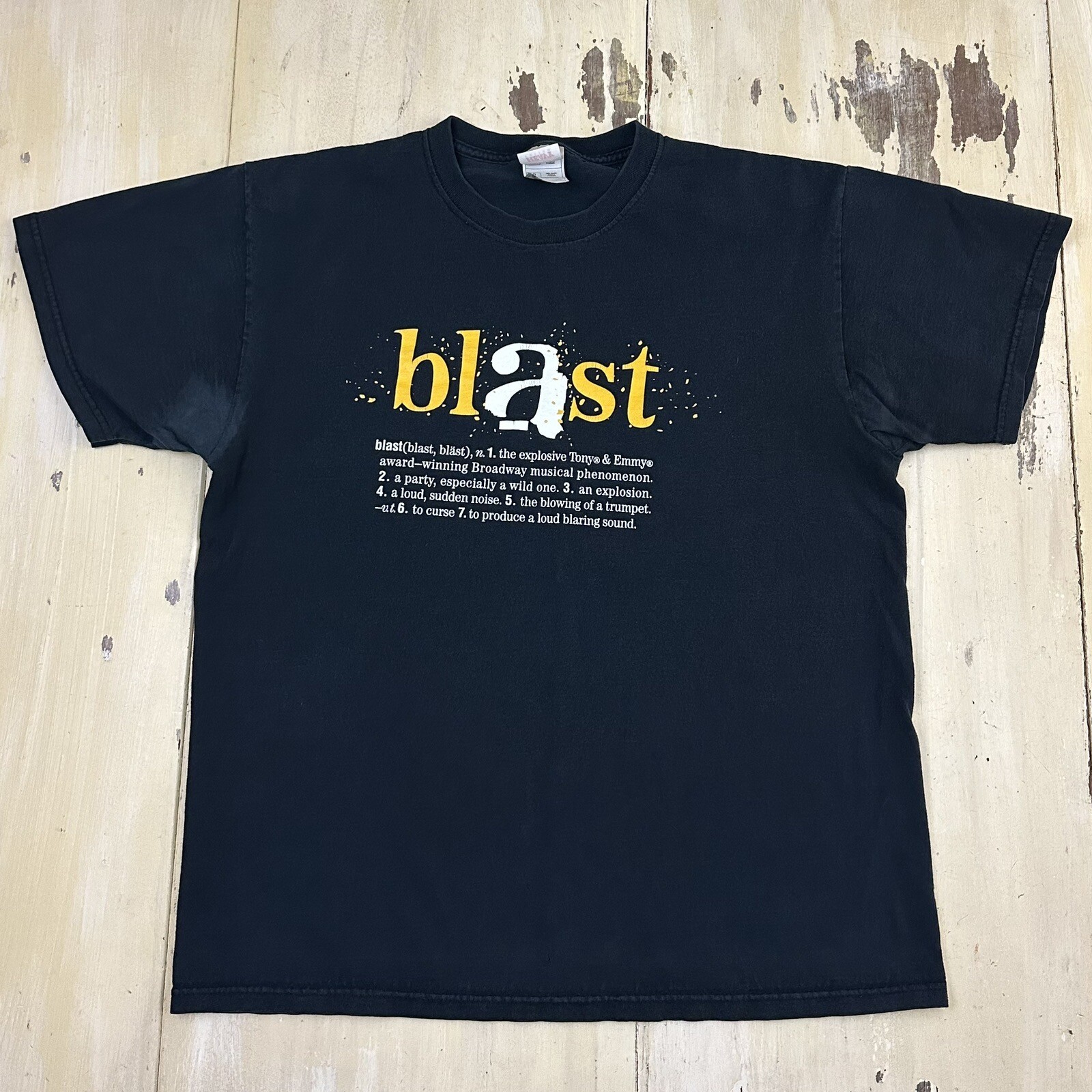 BLAST - Vtg Y2K Broadway Musical Black Fruit Of The L… - Gem