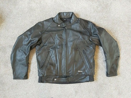 Nitro Racing X-Force Motorcycle Black Leather Jacket Size 38 CLEARANCE ...