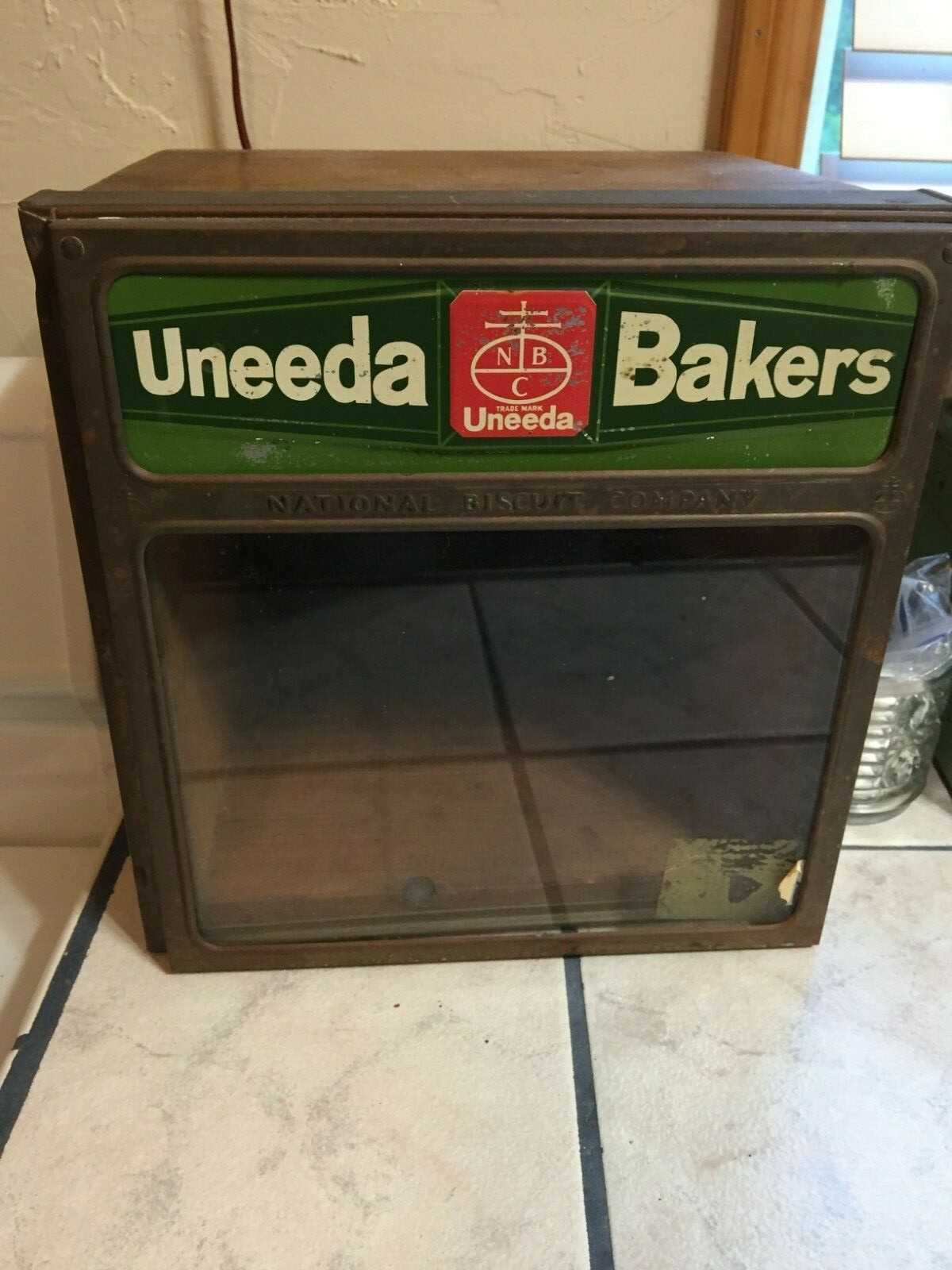Vintage Uneeda Bakers Wooden Adv. Bread Box | eBay