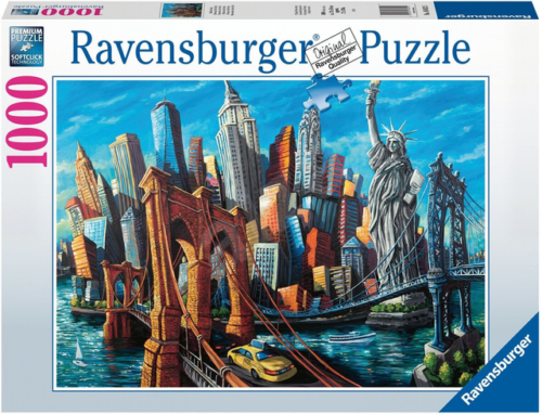 Puzzle 1000 elementów. Witamy w Nowym Jorku | eBay