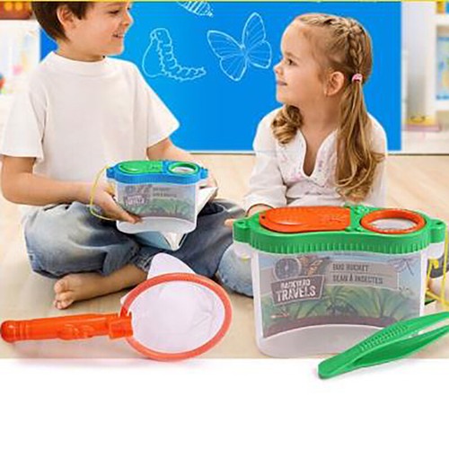 Portable Insect Observer Child Magnifier Toy Observation Box OutdoZ2B ...