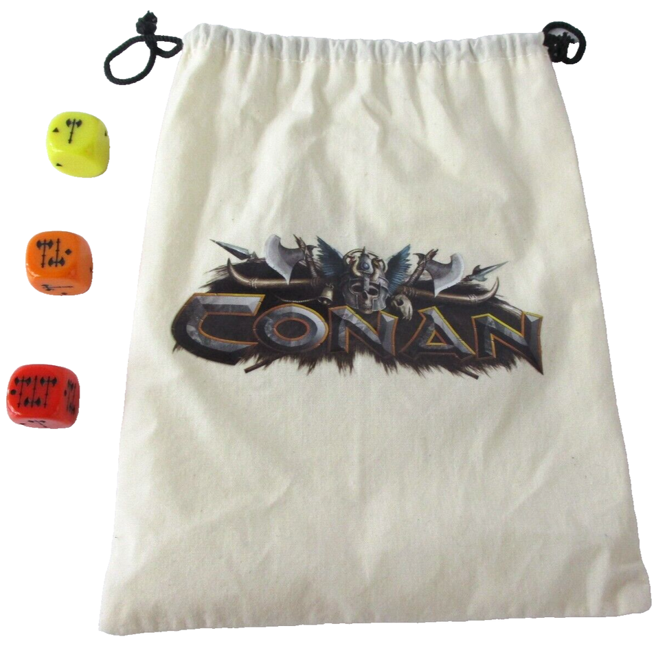 CONAN: The Board Game DICE & DICE BAG Monolith NEW!! | eBay