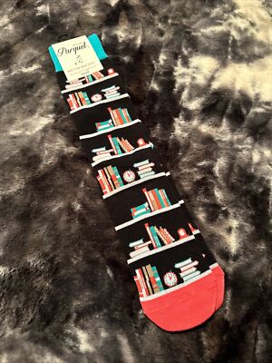 Womens/Mens Novelty Socks Books, Library, Read Gift Crazy Socks NEW | eBay
