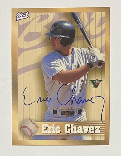 Eric Chavez 1998 BEST Card Company Auto Autograph | eBay