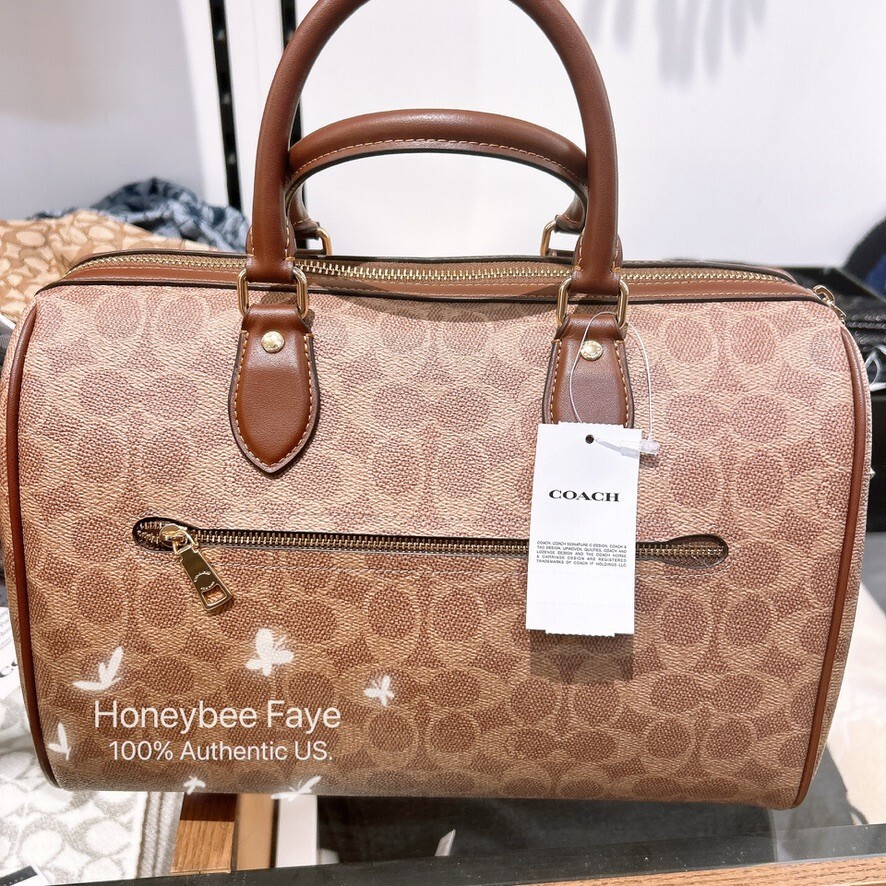 NWT Coach Rowan Large Satchel Bag In Signature Canvas CV960/CV959/CCD53 ...