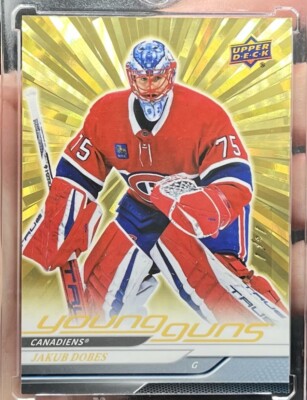 Jakub Dobes OUTBURST GOLD 1/1 Young Guns 2024-25 Upper Deck Extended ...