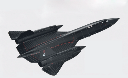 1/200 US Air Force SR-71 Blackbird Reconnaissance Aircraft Alloy ...