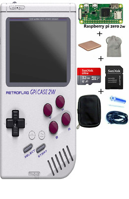 Retroflag GPI Case 2W (Recalbox) + Pi Zero 2W + 64GB SD Card + Ready to ...
