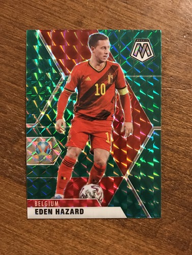 2021 Panini Mosaic UEFA Euro 2020 - Eden Hazard #17 Green Mosaic Prizm ...