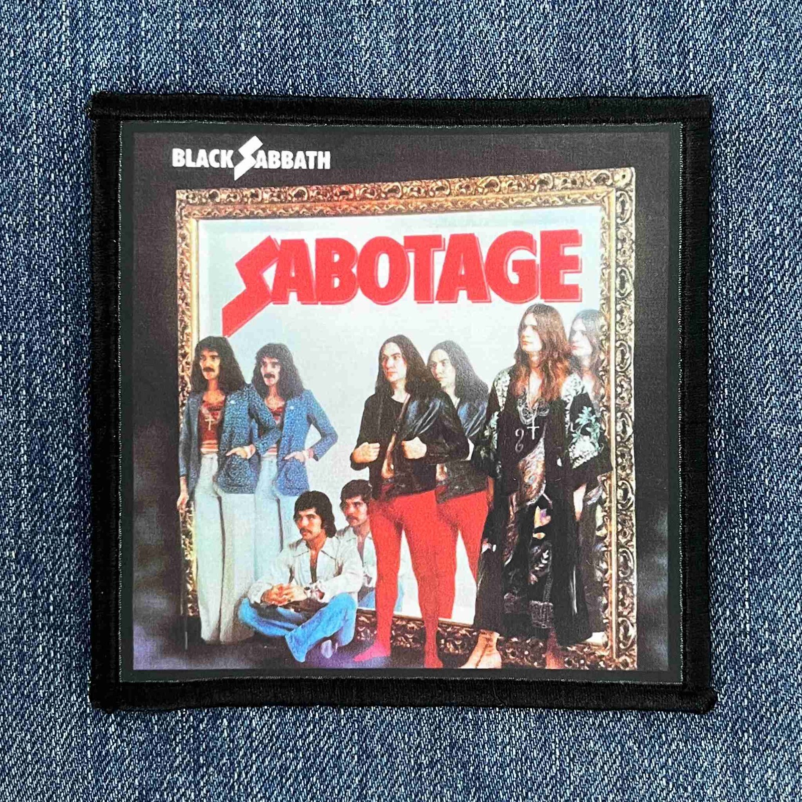 Black Sabbath Sabotage Sublimated Printed Patch English Heavy Metal ...