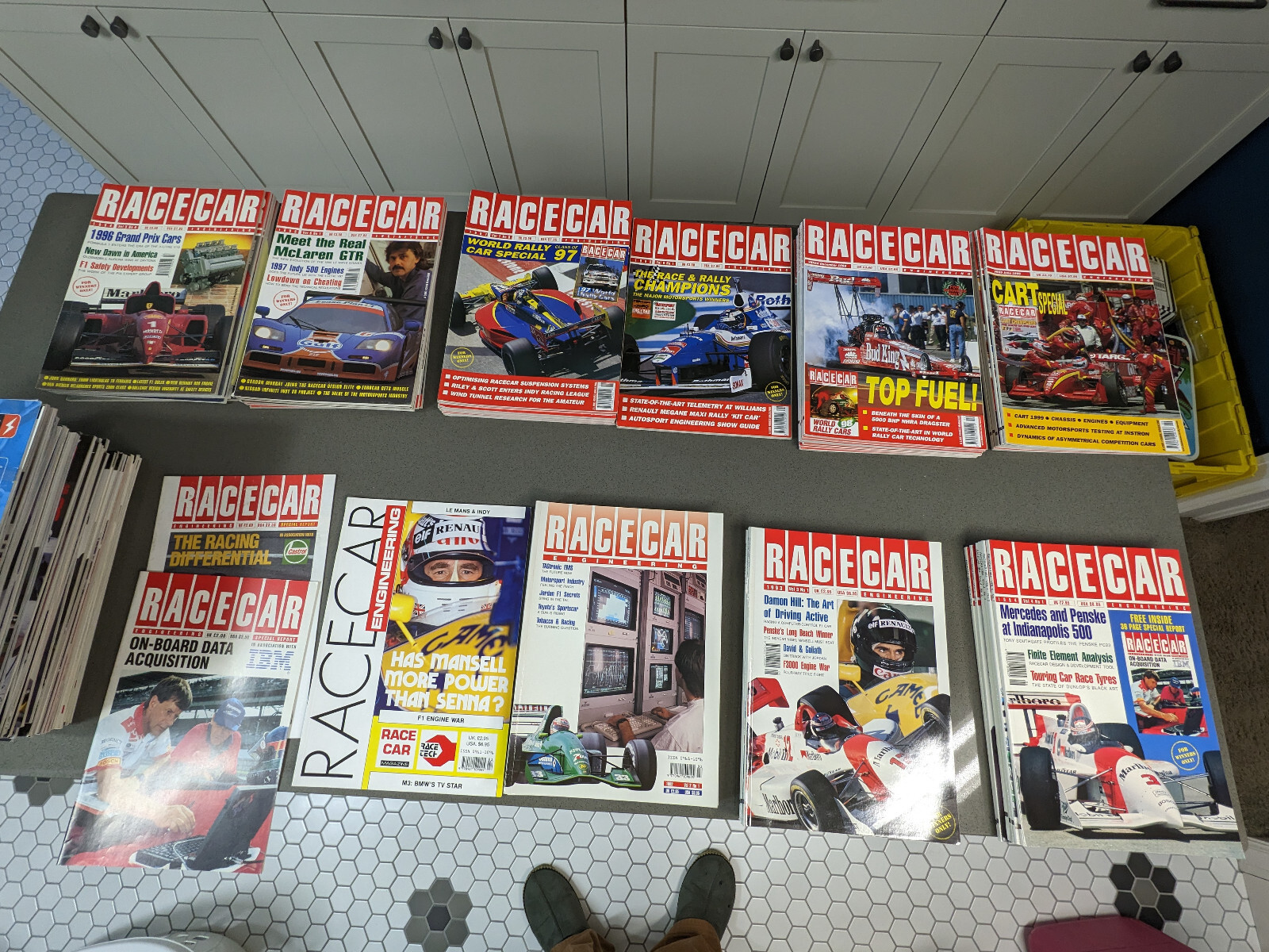 racecar engineering magazine set library 1992-1999 race car | eBay