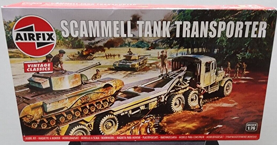 NEW Scammell Tank Transporter Model Kit AIRFIX 1:76 Scale Open box ...