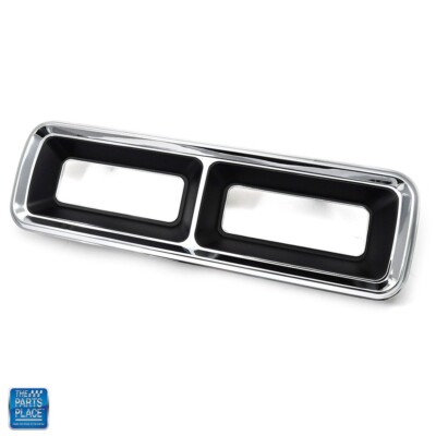 1968 Camaro Rear Tail Light Chrome & Black Bezel LH EA | eBay