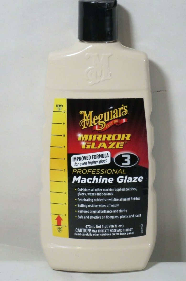 Mirror Glaze Professional Machine Glaze Meguiars M0316 16oz Bottle | eBay