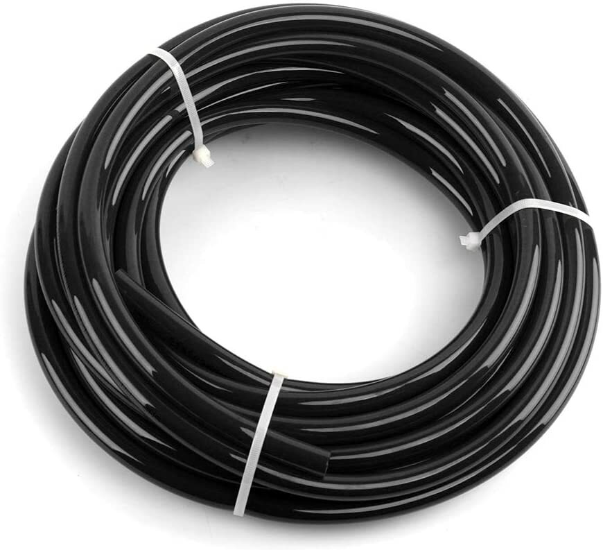 Pneumatic 4mm OD X 2.5mm ID Black Nylon Pneumatic Air Tubing Pipe Hose ...