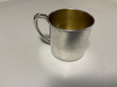 Collectible Antique Silverplate Baby Cup Tudor Plate Oneida Community ...