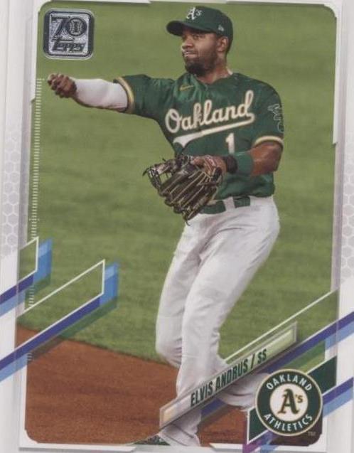 2021 Topps - Elvis Andrus #651 Advanced Stats Back /300 for sale online ...