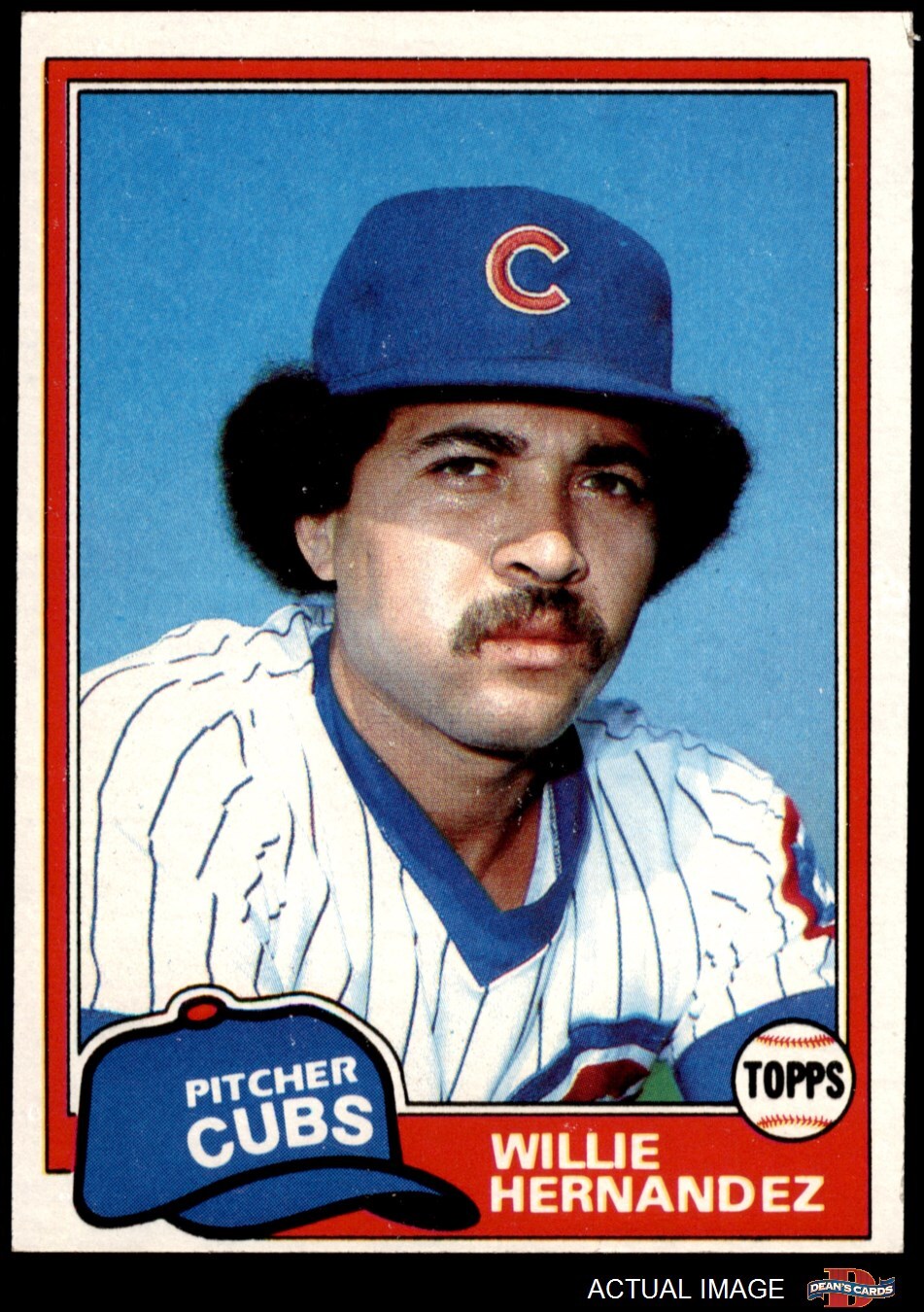 1981 Topps #238 Willie Hernandez Cubs 5 - EX B81T 06 0497 | eBay