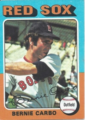 1975 Topps Bernie Carbo 379 Red Sox VG | eBay