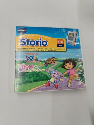 Storio Dora L'exploratrice Et Les 3 Petits Cochons Jeux Vidéo Vtech ...