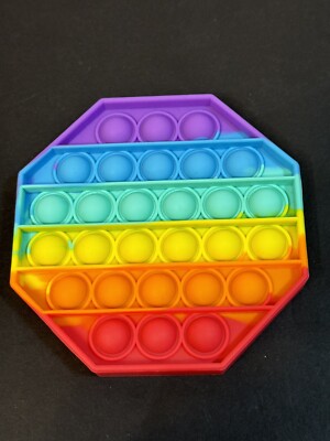 Octagon Push Popper Rainbow Colors | eBay