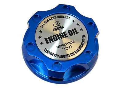 BLUE SYNTHETIC OIL BILLET RACING ENGINE OIL FILLER CAP FOR SUBARU SL | eBay