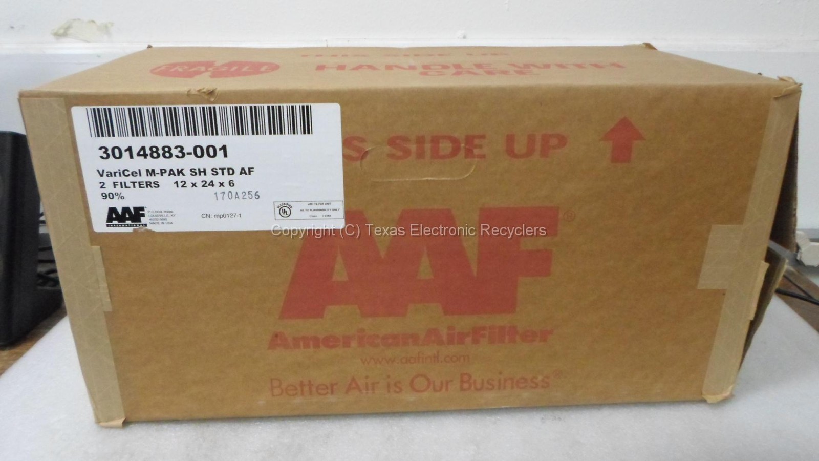 NEW OPEN BOX - AAF 3014883-001 VariCel M-PAK SH STD AF 12x24x6 Air ...
