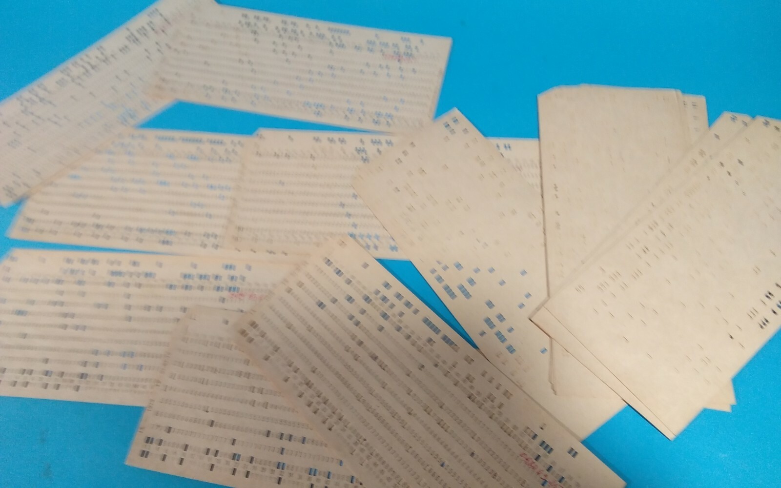 USSR Soviet Computer Mainframe Punch Card Perforated 1970s 15 pcs 11 | eBay