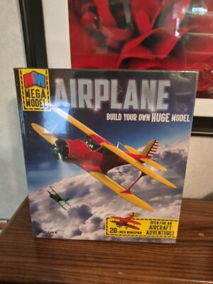 Mega Model Airplane Build Model 28" Wingspan Beechcraft Biplane 24 Page ...
