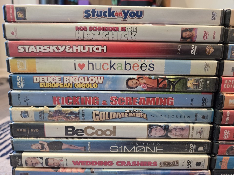 Lot of 44 Used Comedy DVD Movies Bulk DVDs Used DVDs Lot Wholesale ...