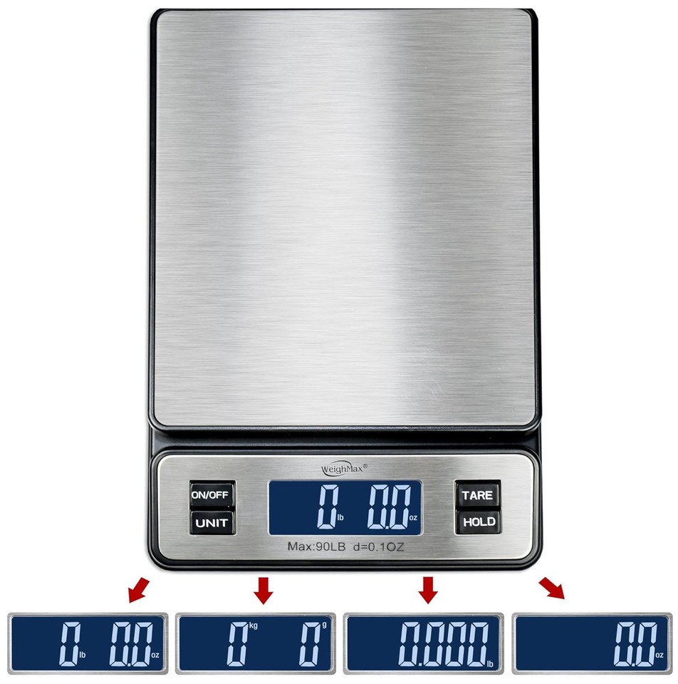 90Lbs Digital Shipping Postal Scale Weigh Ship for Ups Usps Fedex Ebay ...