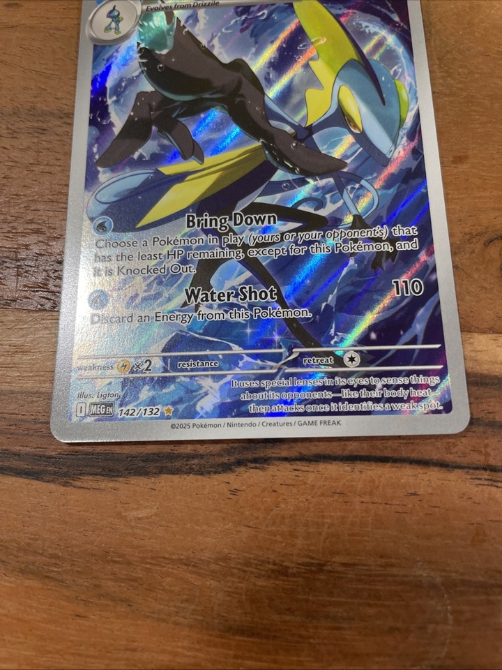 Inteleon 142/132 Mega Evolution Illustration Rare Holo Pokémon TCG NM ...