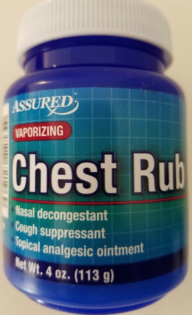 2 PK Assured Vaporizing Vapor Chest Rub 4 Oz for sale online | eBay