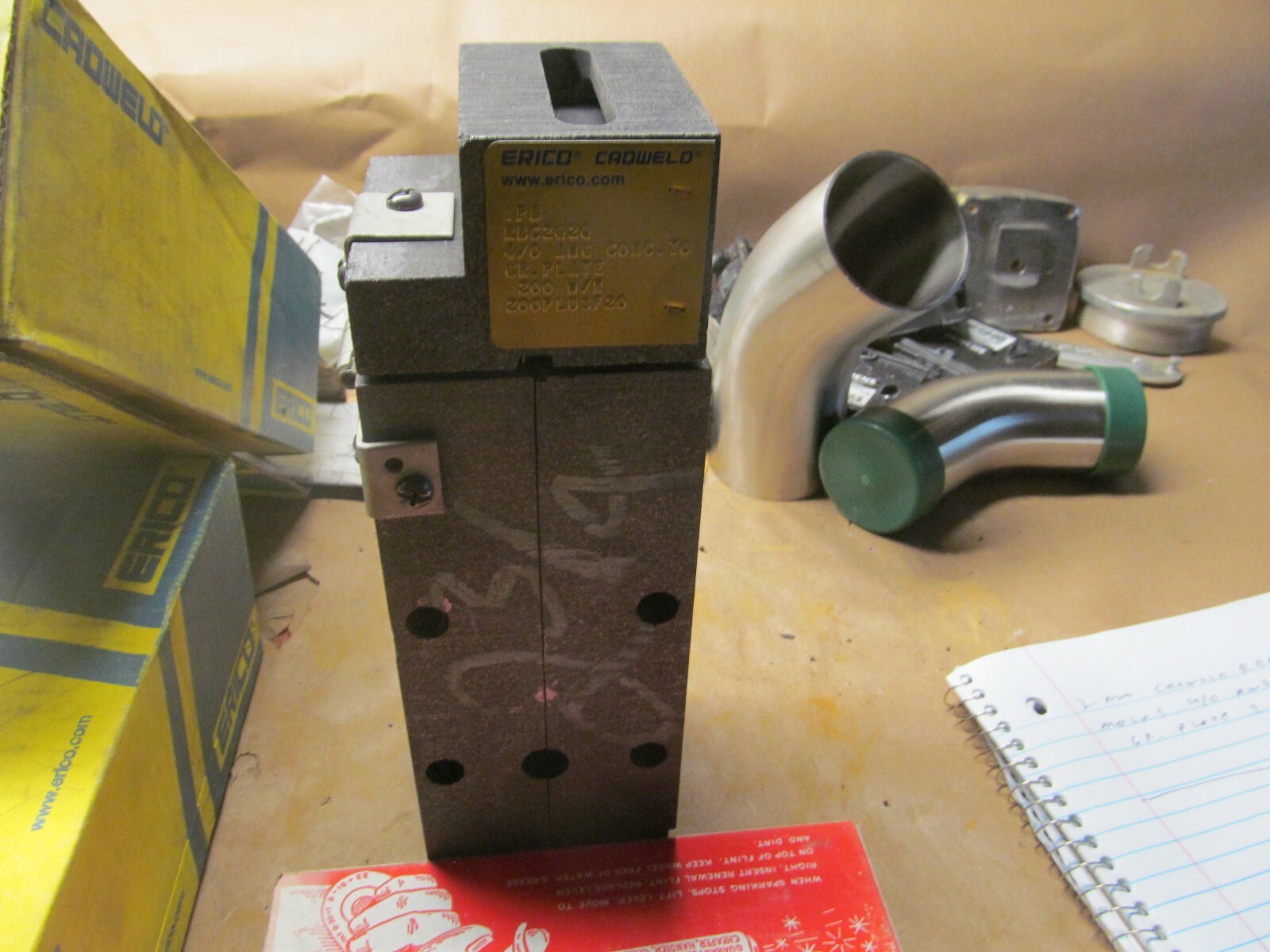 ERICO+Cadweld+VSC2Q+Cable+to+Vert+St+Mold+115plusf20 for sale online | eBay