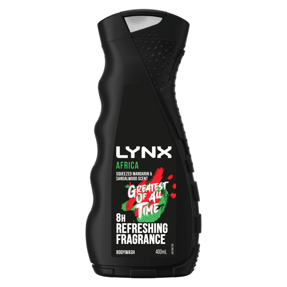 Lynx Africa Bodywash 400mL Refreshing Fragrance 8H | eBay