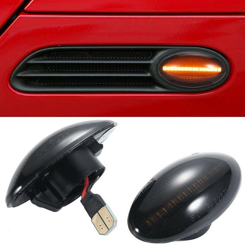 Dynamic LED Turn Signal Side Marker Repeater Light for Mini Cooper R52 ...
