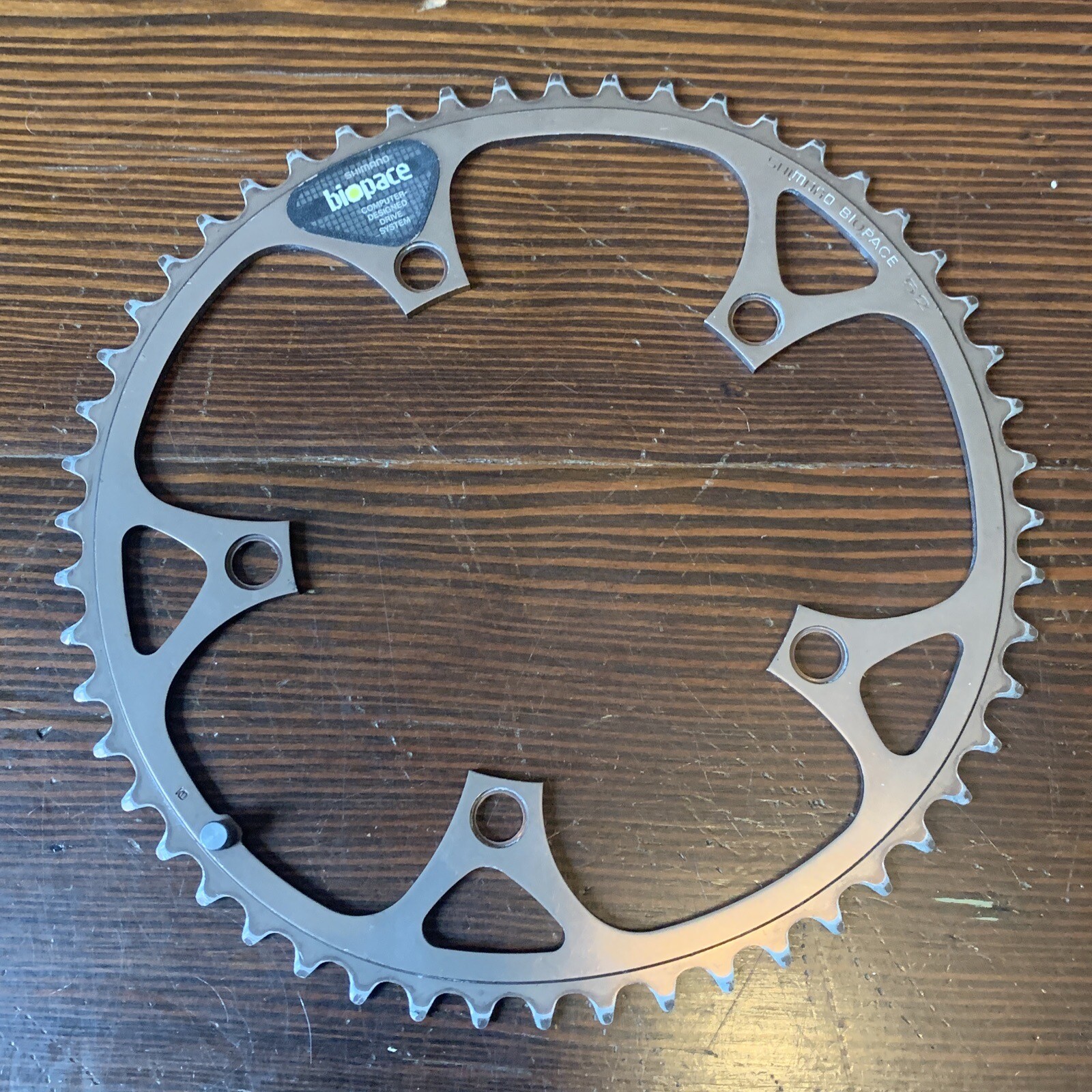 Vintage SHIMANO Biopace ROAD Outer Chainring 52t x 130 BCD Brown ...