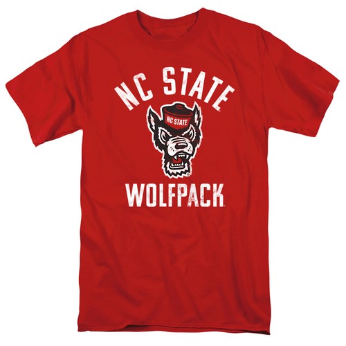 NC State Adult T-Shirt Wolfpack Official NCSU Logo, Red S-5XL | eBay