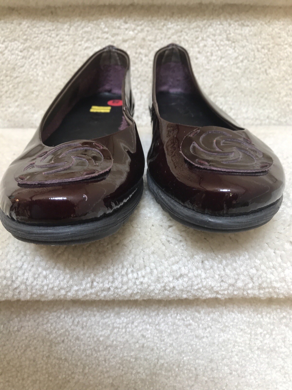 The Flexx Bon Bon Ballet Flats Shoes Women's Leather Medallion Bow | eBay