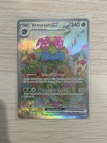 Venusaur Ex 198/165 Special Illustration Rare Pokémon 151 ENG | eBay